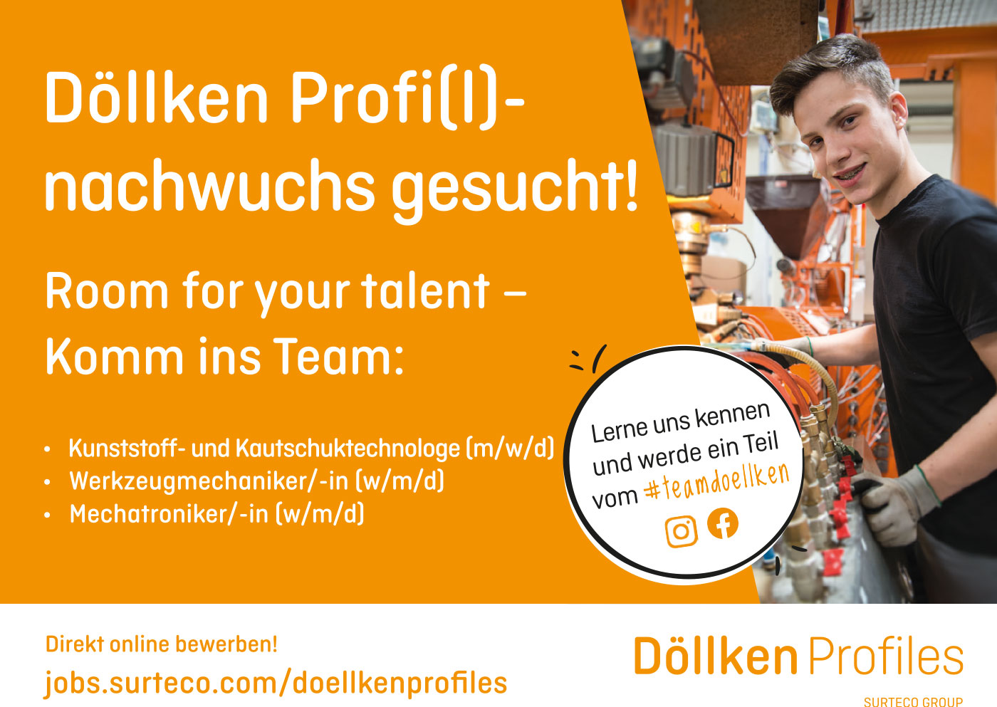 Freie Ausbildungsplätze - Döllken Profiles GmbH