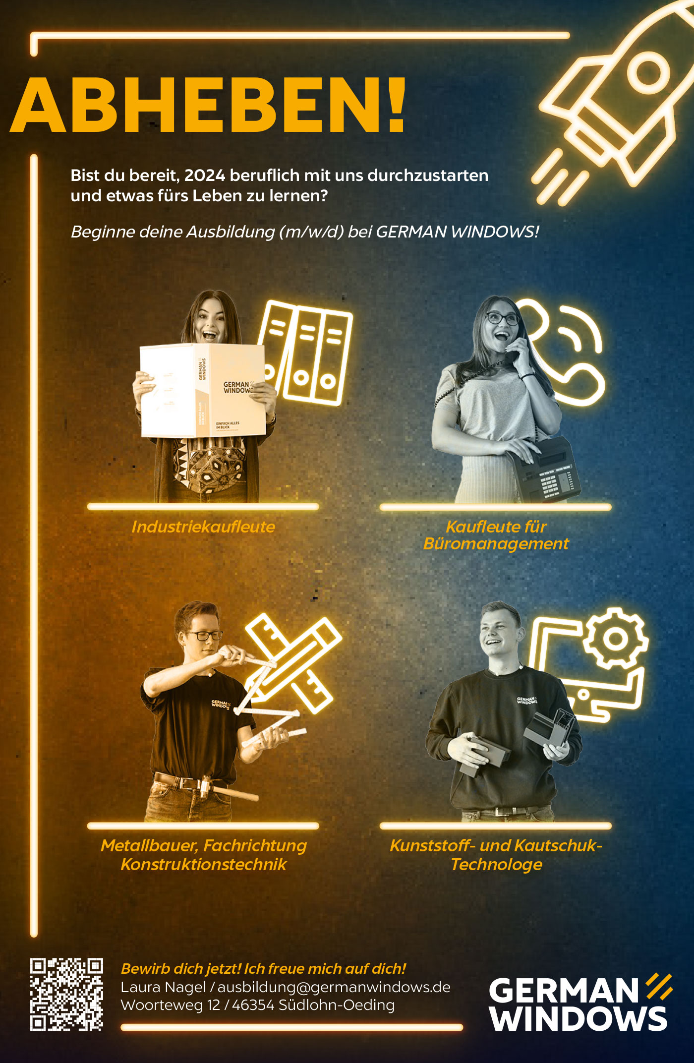 Freie Ausbildungsplätze - GW GERMAN WINDOWS Südlohn GmbH