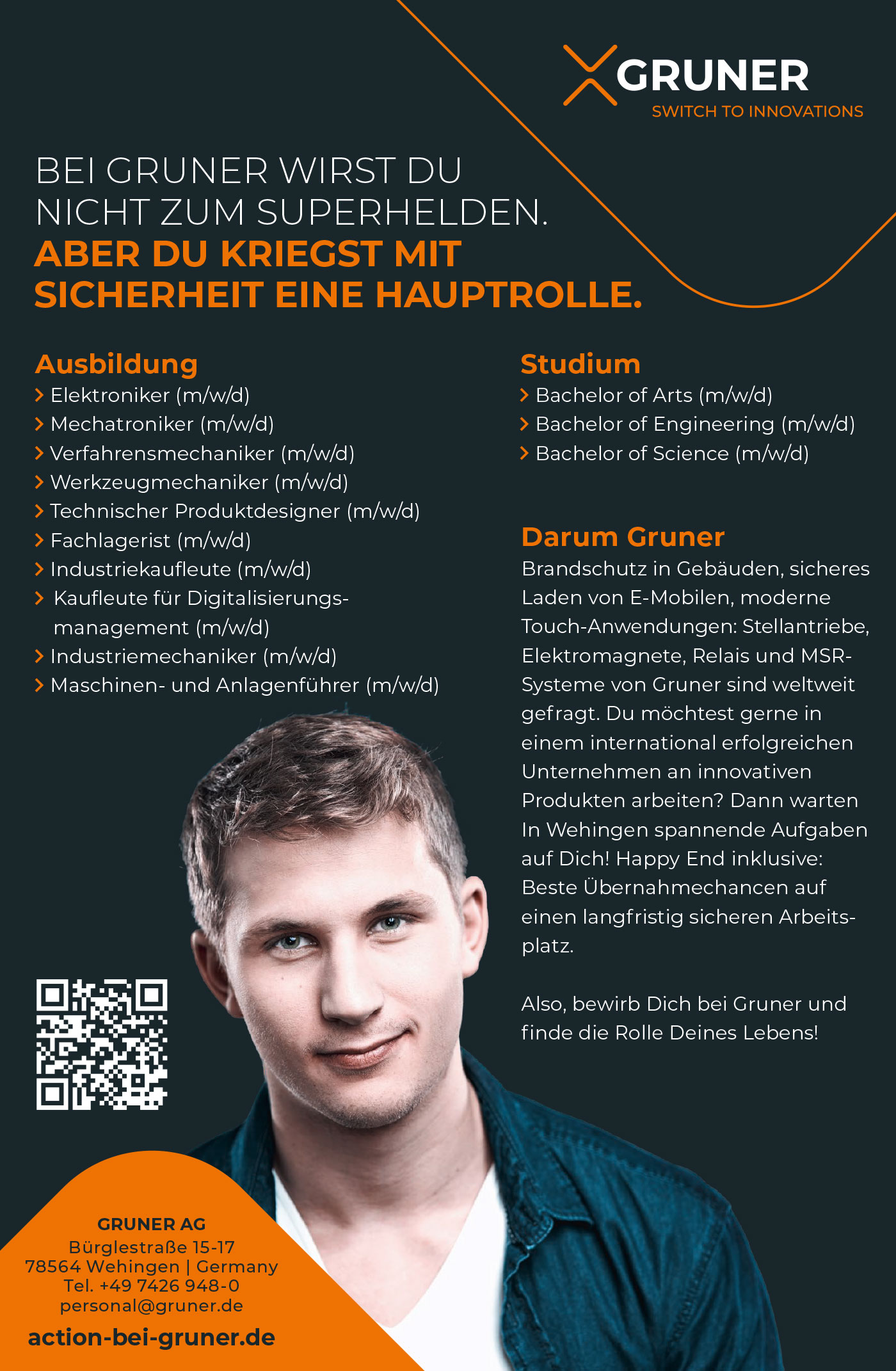 Freie Ausbildungsplätze - Gruner AG